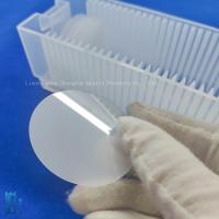 China Factory Custom Cassette Single Sided Polished Disc Frosted Quartz Glass Ultra-Thin Sheet Quartz Plate for sale
