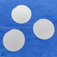 China Factory Custom Cassette Single Sided Polished Disc Frosted Quartz Glass Ultra-Thin Sheet Quartz Plate for sale