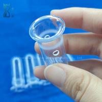 China Heat Resistant Custom Laboratory Glassware Transparent Quartz Glass Punch Tube Quartz Test Pipe for sale