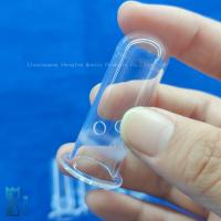 China Heat Resistant Custom Laboratory Glassware Transparent Quartz Glass Punch Tube Quartz Test Pipe for sale