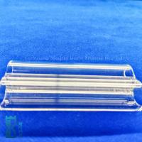 China High Precision Customized Transparent Quartz Double Layer Pipe Quartz Glass Tube for sale