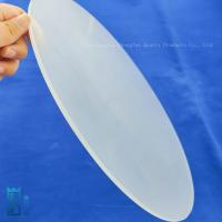 China Customized Corrosion Resistant Circular Frosted Quartz Plate Large Quartz Sheet for sale