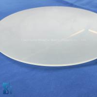 China Customized Corrosion Resistant Circular Frosted Quartz Plate Large Quartz Sheet for sale