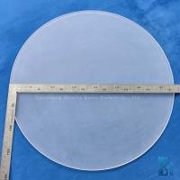 China Customized Corrosion Resistant Circular Frosted Quartz Plate Large Quartz Sheet for sale