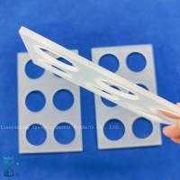 China Customized High Precision Square Quartz Plate Frosted Glass Punch Sheet for sale