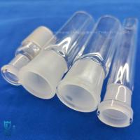 China Custom Glass Cylinder One Side Sealed Quartz Test Tube Glass Pipe Laboratory Glassware for sale