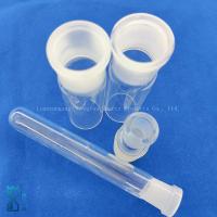 China Custom Glass Cylinder One Side Sealed Quartz Test Tube Glass Pipe Laboratory Glassware for sale