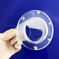 China Factory Custom High Temperature Sealed Quartz Flange Perforated Quartz Glass Tube for sale