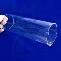 China 1100C Strain Point Quartz Glass Tube For Optical Applications In Industrial Manufacturing for sale