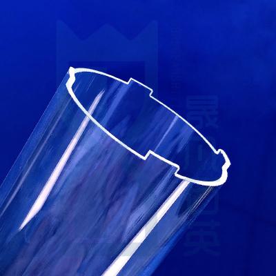 China 1100C Strain Point Quartz Glass Tube For Optical Applications In Industrial Manufacturing for sale