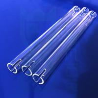 China High Temperature Resistant Furnace Factory Custom Fused Quartz Heating Tube Quartz Glass Tube for sale