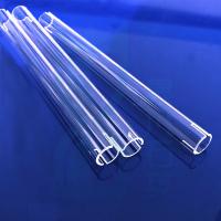 China High Temperature Resistant Furnace Factory Custom Fused Quartz Heating Tube Quartz Glass Tube for sale