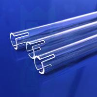 China High Temperature Resistant Furnace Factory Custom Fused Quartz Heating Tube Quartz Glass Tube for sale