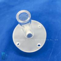 China Custom Corrosion Resistant Polishing Punching Quartz Flange Tube Glass Pipe For Scientific Research for sale