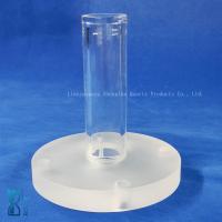 China Custom Corrosion Resistant Polishing Punching Quartz Flange Tube Glass Pipe For Scientific Research for sale