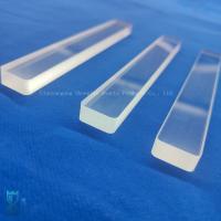 China Customized High Temperature Resistant Clear Quartz Glass Plate Quartz Layering For Industrial Field for sale