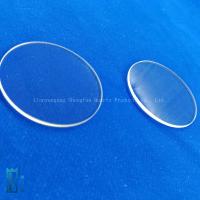 China Customized Circular Quartz Plate Transparent Glass Sheet High Temperature Resistant for sale