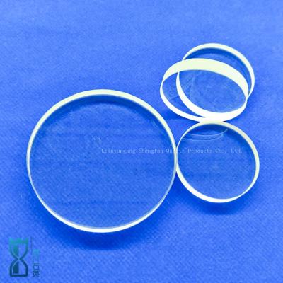 China Customized Circular Quartz Plate Transparent Glass Sheet High Temperature Resistant for sale