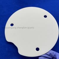 China Custom Opal Fused Quartz Plate Sheet High Temperature And Corrosion Resistant for sale