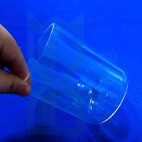 China Custom High Temperature Corrosion Resistant Quartz Glass Flat Bottom Test Tube for sale