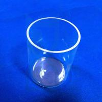 China Custom High Temperature Corrosion Resistant Quartz Glass Flat Bottom Test Tube for sale