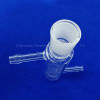 China Customized One Side Sealed Double Wall Glass Quartz Tube Transparent Laboratory Instruments for sale