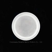 China High Performance Clear Frosted Thick Wall Sheet Quartz Glass Disc Laboratory Glassware for sale