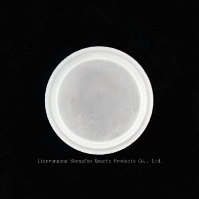 China High Performance Clear Frosted Thick Wall Sheet Quartz Glass Disc Laboratory Glassware for sale