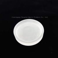 China High Performance Clear Frosted Thick Wall Sheet Quartz Glass Disc Laboratory Glassware for sale