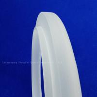 China Customized Processing High Purity Frosted Quartz Irregular Ring Flange Glass Instrument for sale