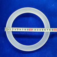 China Customized Processing High Purity Frosted Quartz Irregular Ring Flange Glass Instrument for sale