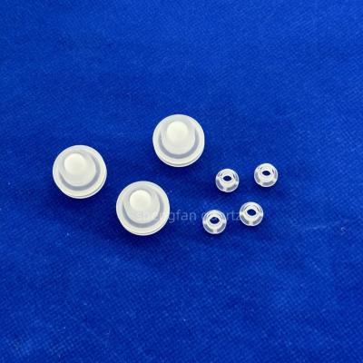 China Factory Custom Quartz Step Quartz Slotted Quartz Scrub High Temperature for sale