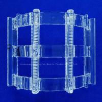 China Custom Silicon Wafer Cleaning Rack Quartz Groove Boat High Temperature Resistant for sale
