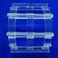 China Custom Silicon Wafer Cleaning Rack Quartz Groove Boat High Temperature Resistant for sale