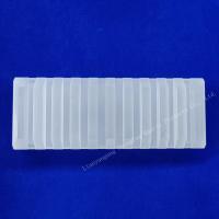 China Large Size Quartz Insulation Block Groove Cleaning Ark Factory Custom Corrosion Resistant High Performance for sale