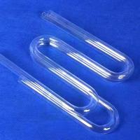China Custom Quartz Glass Tube High Temperature Resistant U Shaped for sale