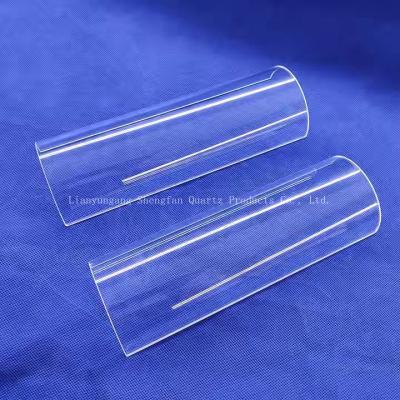 China High-purity 99.99% Quartz Flange Tube for High-temperature Resistant 1100℃ and Corrosion Resistant Applications for sale