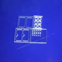 China Custom Corrosion Resistant Transparent Quartz Punched Sheet for sale