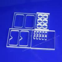 China Custom Corrosion Resistant Transparent Quartz Punched Sheet for sale