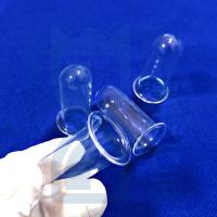 China High Temperature High Purity Silica Quartz Glass Tube Quartz With Flange Tube Quartz Flanged Test Tube for sale