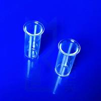 China High Temperature High Purity Silica Quartz Glass Tube Quartz With Flange Tube Quartz Flanged Test Tube for sale