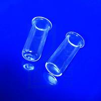 China High Temperature High Purity Silica Quartz Glass Tube Quartz With Flange Tube Quartz Flanged Test Tube for sale