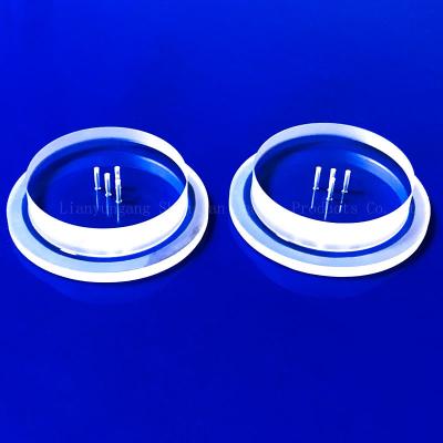 China Customized High Purity 99.99% Acid and Alkali Resistant Quartz Glass Step Plates for High Temperature Semiconductor Applications for sale