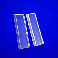 China High Transmittance Customized Fused Quartz Disc Clear Square Step Quartz Plate For Semiconductor for sale