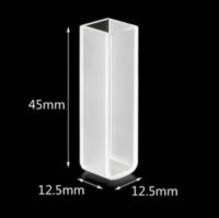 China Lab Essential! Ultraviolet Quartz Cuvettes 5mL/10mL 100% Bubble Free Compatible With UV-Vis Spectrophotometers for sale