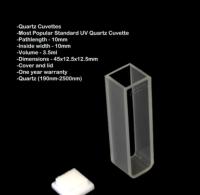 China Lab Essential! Ultraviolet Quartz Cuvettes 5mL/10mL 100% Bubble Free Compatible With UV-Vis Spectrophotometers for sale