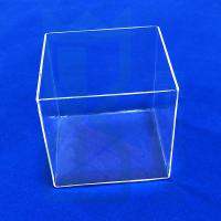 China Factory Customized High Temperature Corrosion Resistant Quartz Containers Quartz Square Cylinders With Quartz Sand Cores For Laboratories for sale