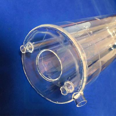 China High Purity 99.99% Customized High Temperature Corrosion Resistant Experimental Instruments Quartz Glass Tubes And Quartz Reactors for sale