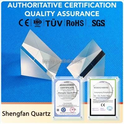 China Factory Customized Quartz Prisms And Optical Prisms High Transparency High Temperature Resistant for sale