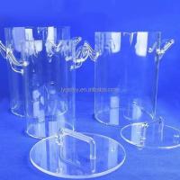 China 2.2g/cm3 Density High Temperature Corrosion Resistant Transparent Quartz Glass Beaker For Industrial for sale